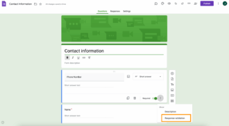 How to validate phone numbers in Google Forms | The Jotform Blog
