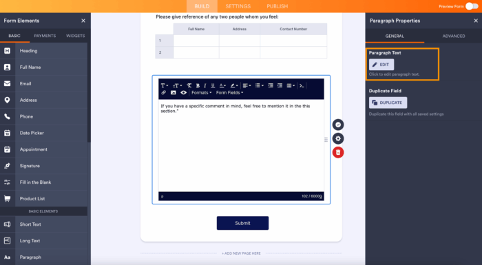 How to add a description to a question in Google Forms | The Jotform Blog