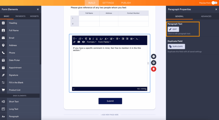 How to add a description to a question in Google Forms | The Jotform Blog