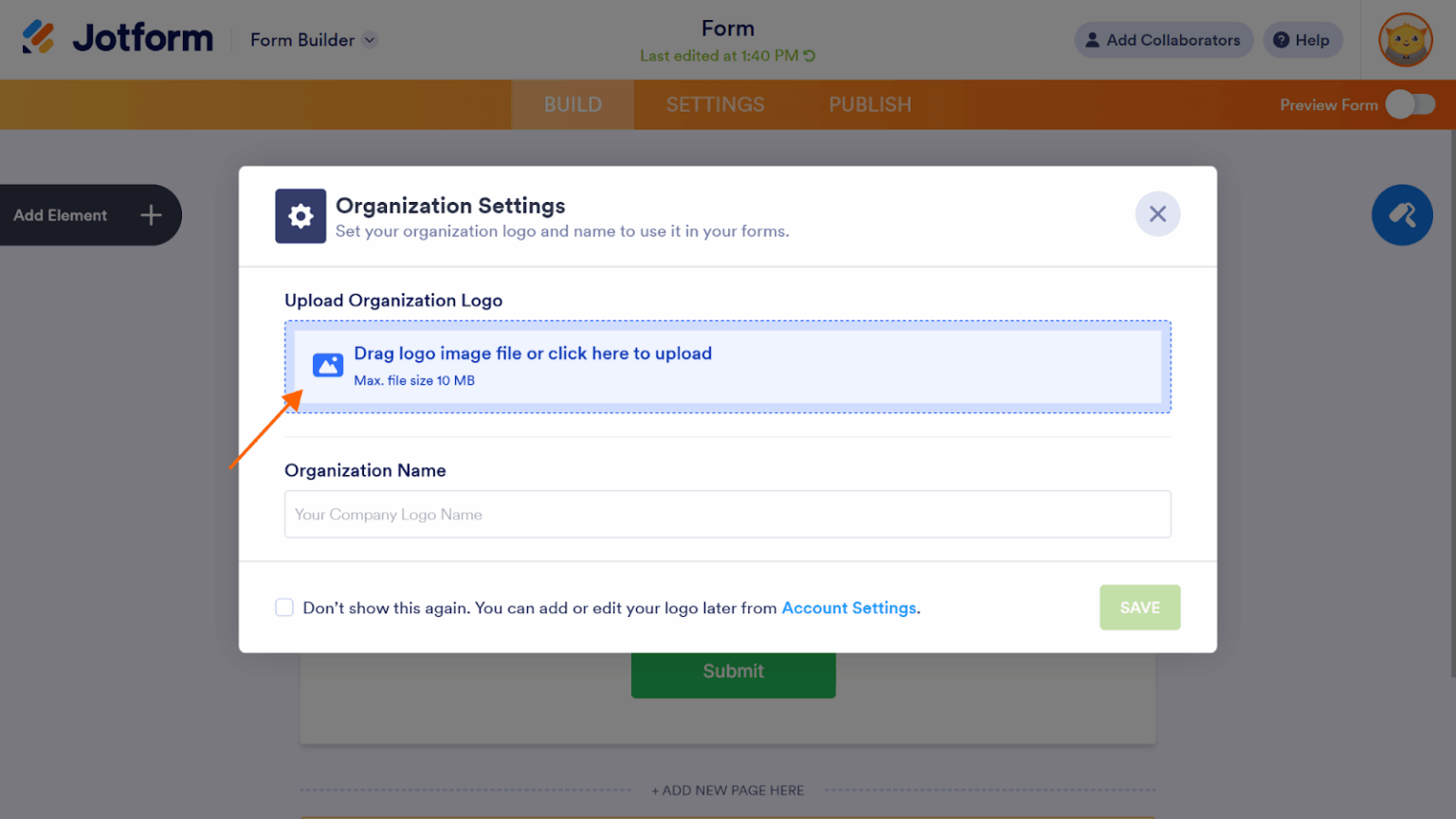 How to add a logo to a Google Form | The Jotform Blog