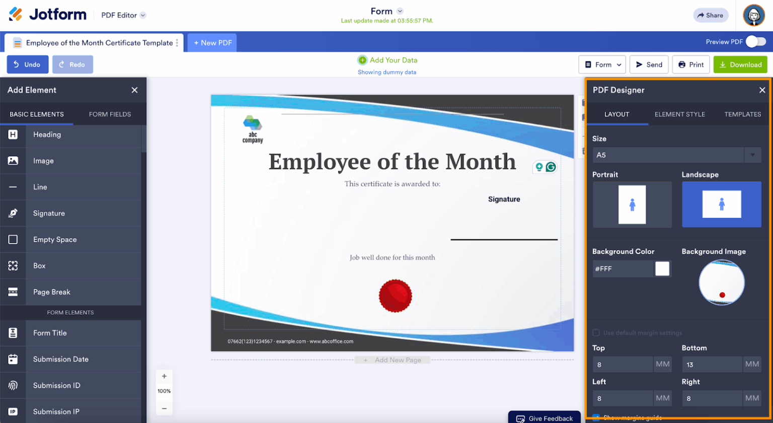 How to generate certificates with Google Forms | The Jotform Blog