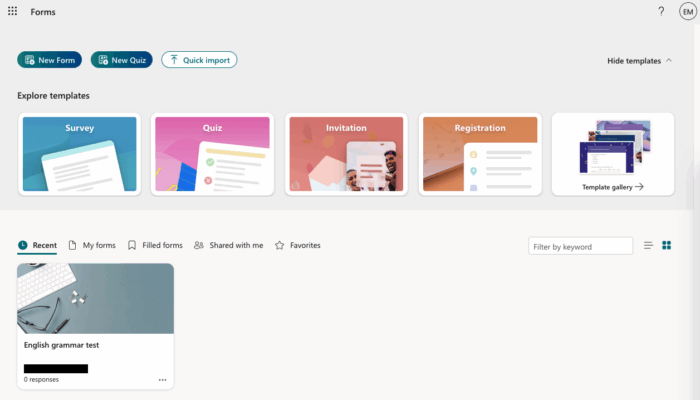 How to shuffle questions in a Microsoft Forms quiz | The Jotform Blog