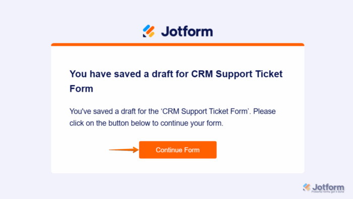 How to View and Continue Saved Form Drafts in Your Workspace