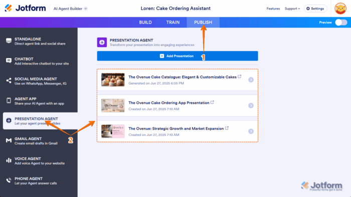 How to Add a Form at the End of a Presentation