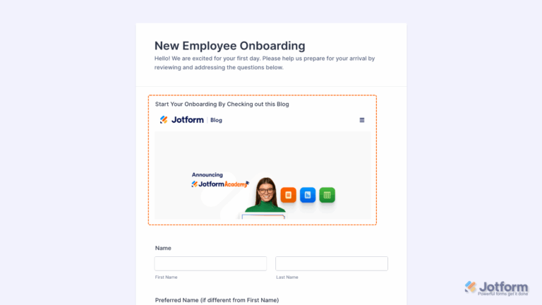 How to Add and Set Up the Iframe Embed Widget on Your Form