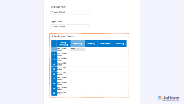How to Add and Set Up the Spreadsheet Widget on Your Form