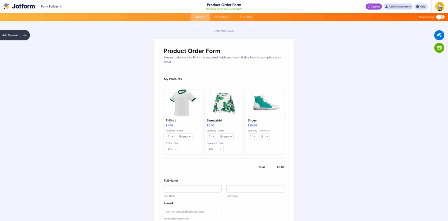 How to create an order form in Canva with Jotform | The Jotform Blog