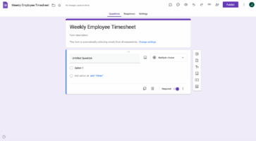 How to make a timesheet in Google Forms | The Jotform Blog