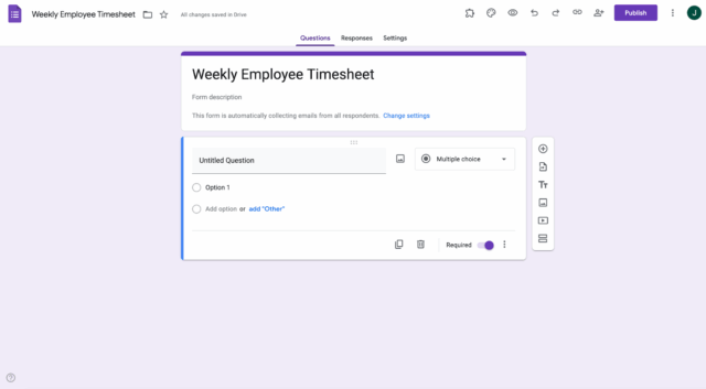How to make a timesheet in Google Forms | The Jotform Blog