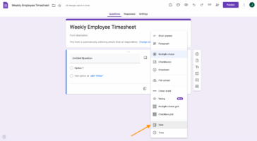 How to make a timesheet in Google Forms | The Jotform Blog