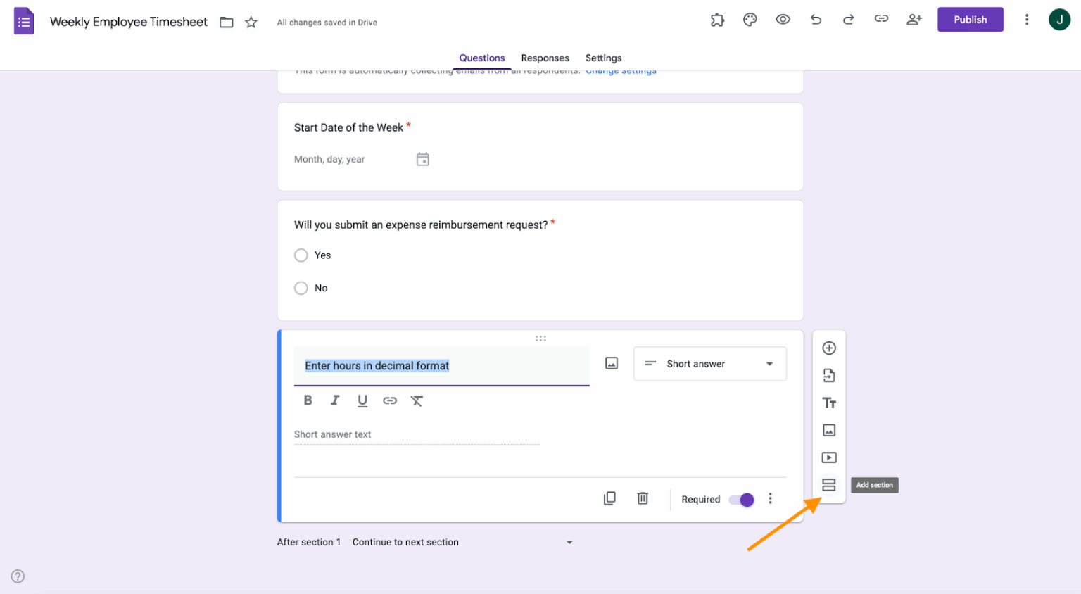 How to make a timesheet in Google Forms | The Jotform Blog