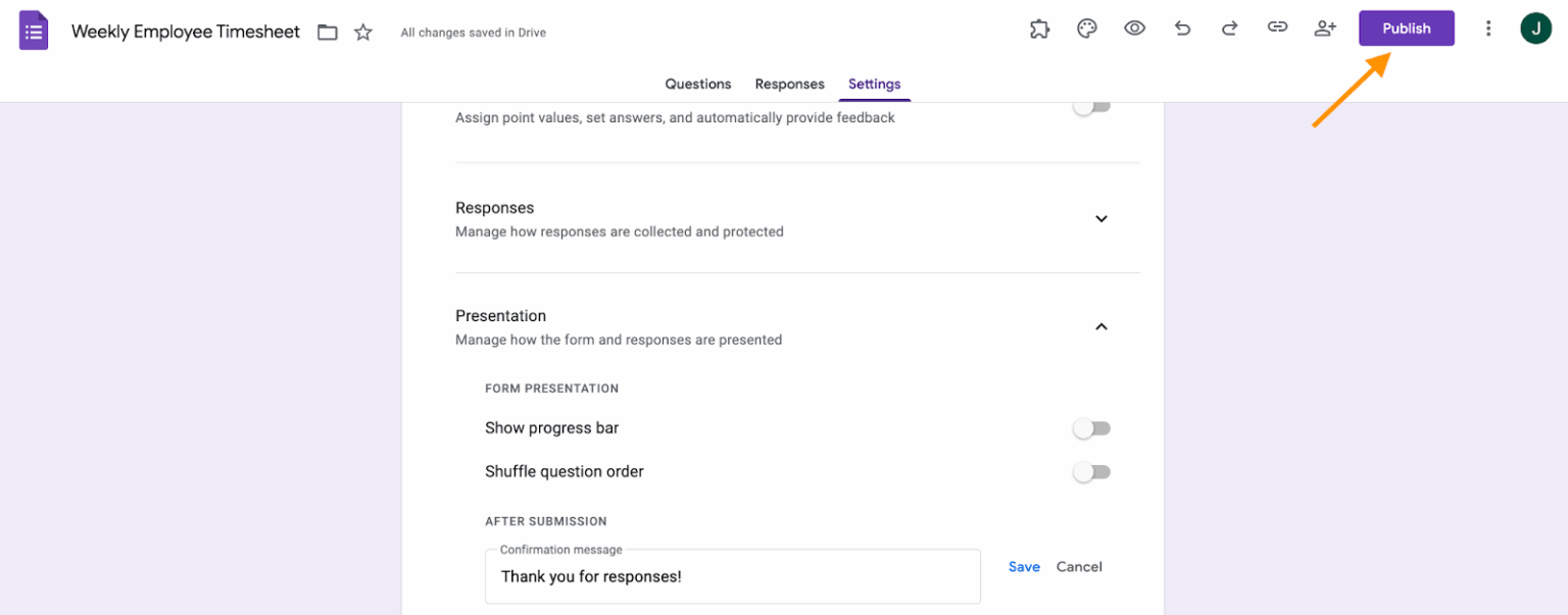 How to make a timesheet in Google Forms | Jotform Blog