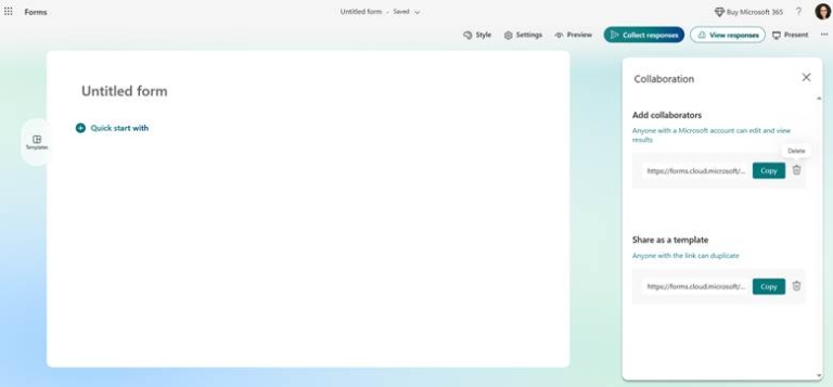 How to collaborate with others in Microsoft Forms | The Jotform Blog