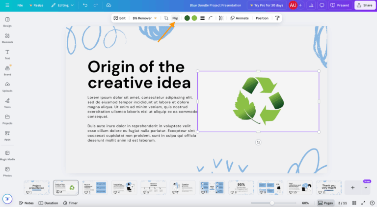 How to flip an image in Canva | The Jotform Blog