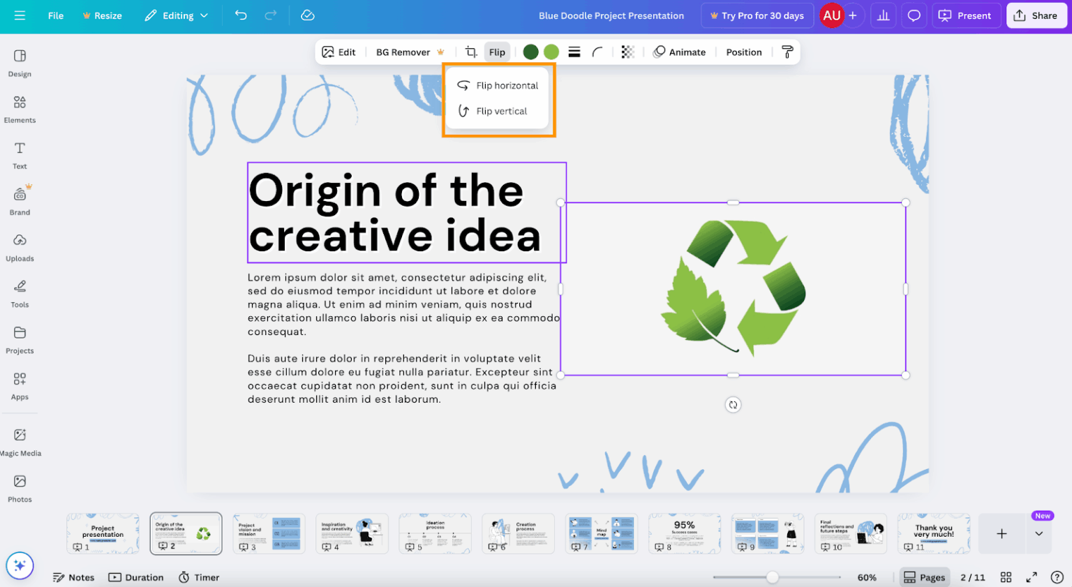 How to flip an image in Canva | The Jotform Blog