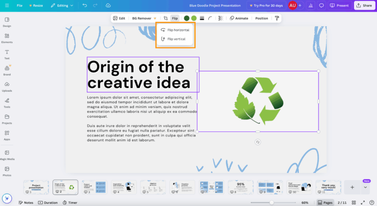 How to flip an image in Canva | The Jotform Blog