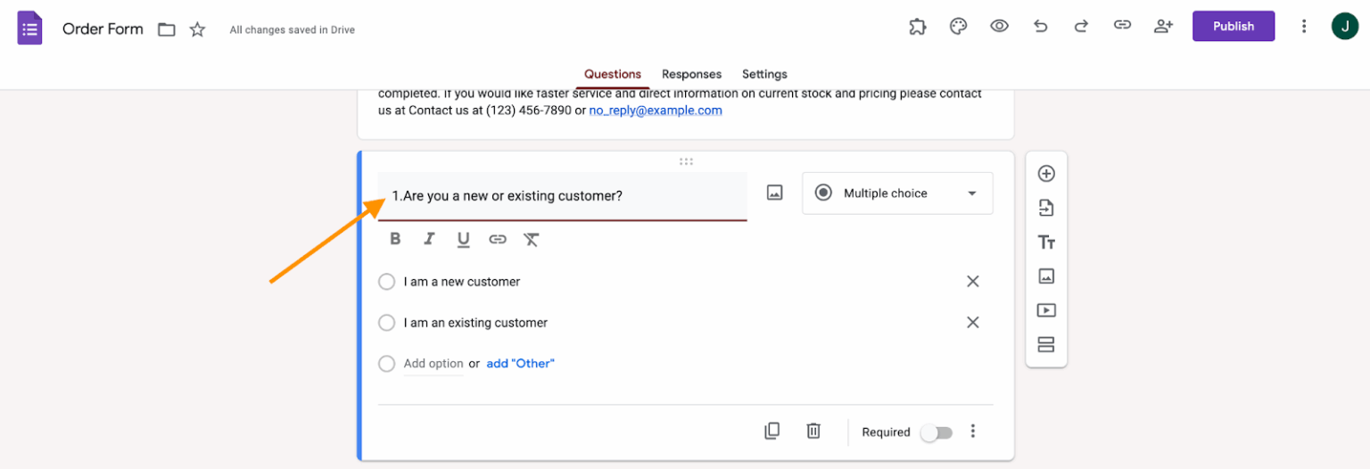 Step-by-step guide: How to number questions in Google Forms | The ...