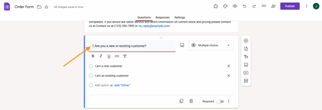 Step-by-step guide: How to number questions in Google Forms | The ...