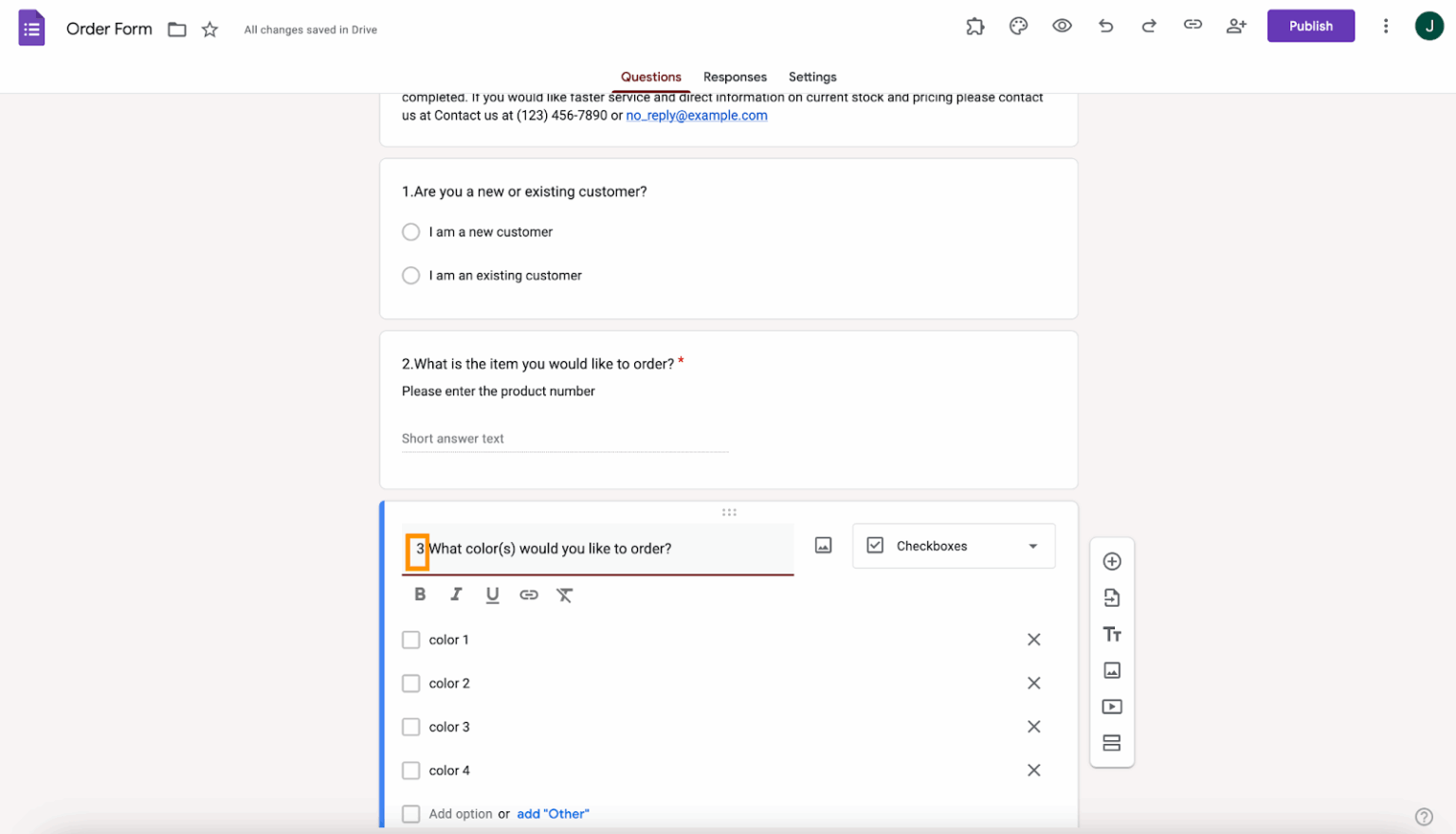 Step-by-step guide: How to number questions in Google Forms | The ...