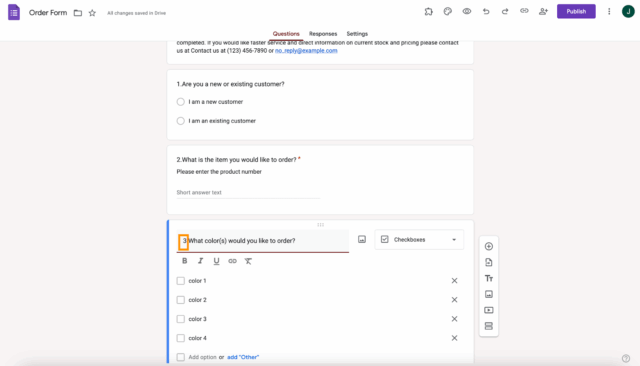 Step-by-step guide: How to number questions in Google Forms | The ...