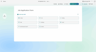 How to create a job application form with Microsoft Forms | The Jotform ...