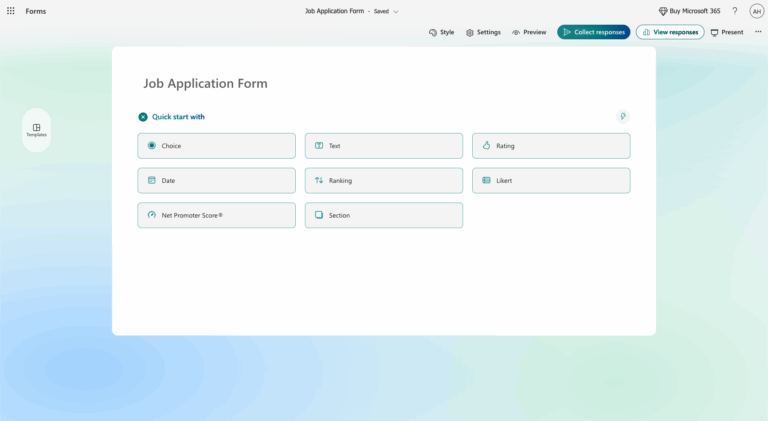 How to create a job application form with Microsoft Forms | The Jotform Blog