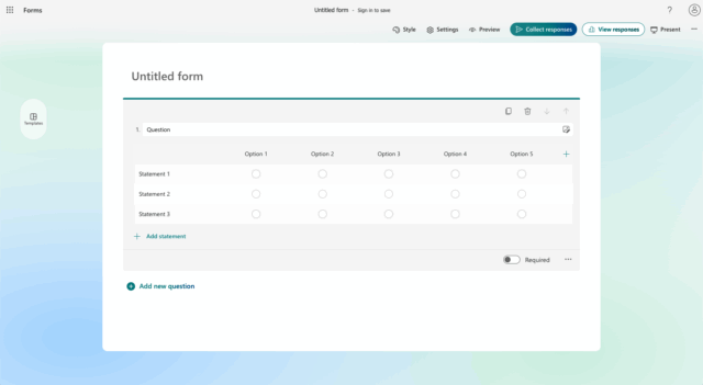 How to create a Likert scale in Microsoft Forms | The Jotform Blog