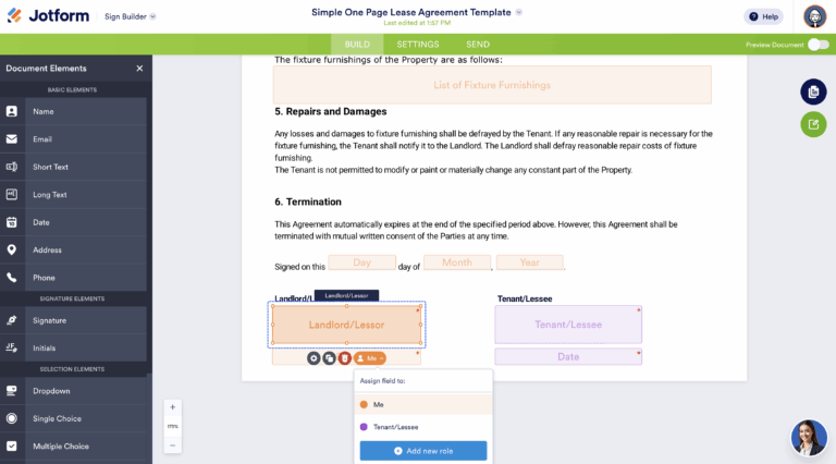 How to send a document to multiple signers with Docusign | The Jotform Blog