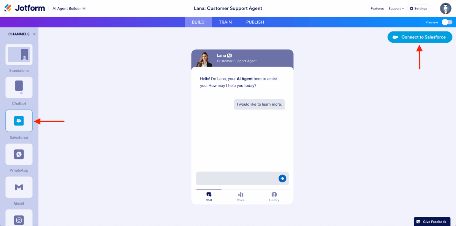 Announcing the Jotform Salesforce Agent: An AI chatbot for sales and ...