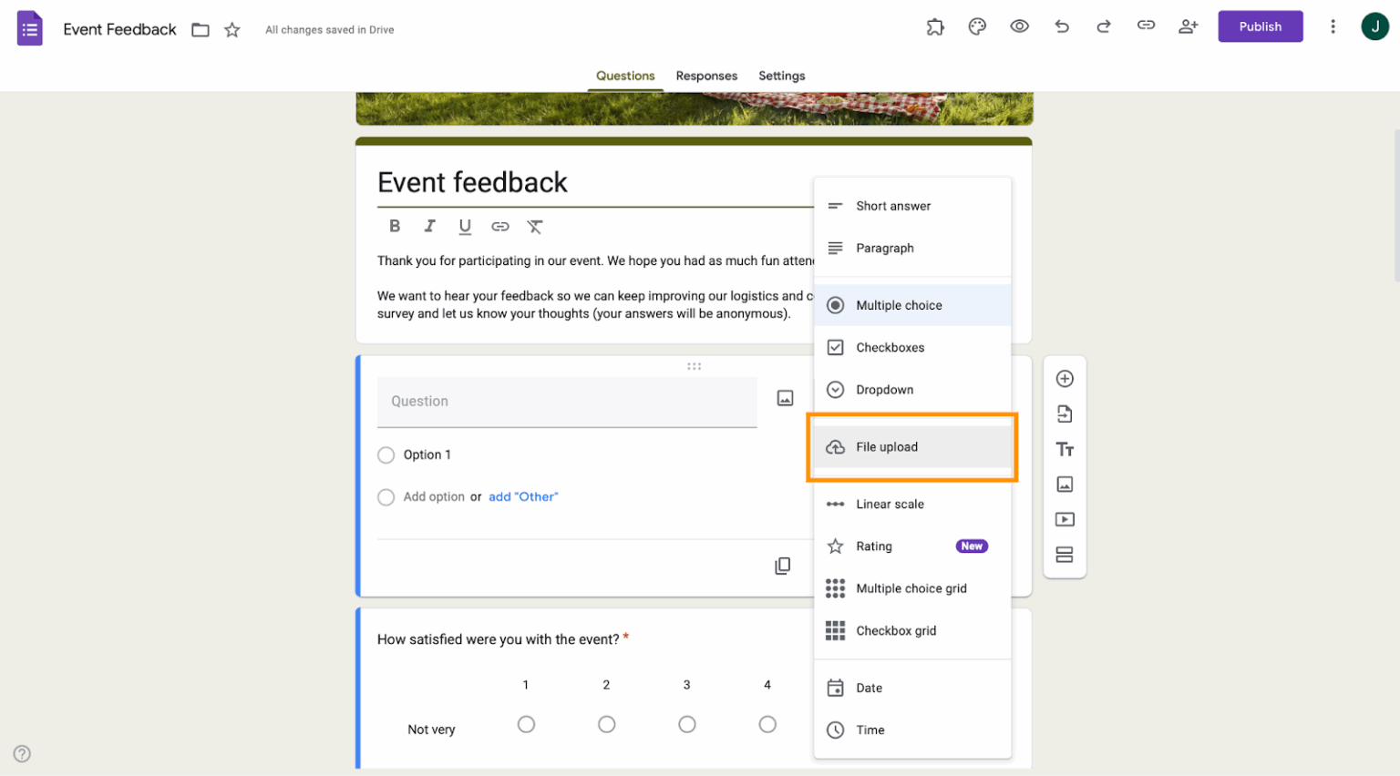 How to upload files to Google Forms without a sign in? | The Jotform Blog