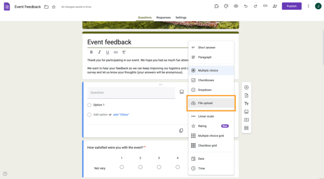 How to upload files to Google Forms without a sign in? | Jotform Blog