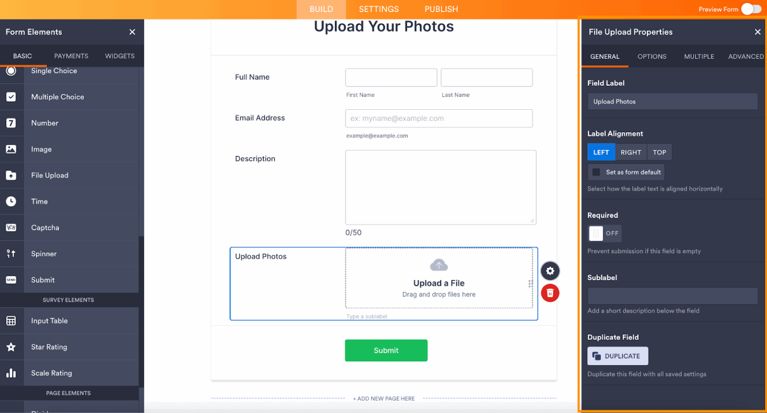 How to upload files to Google Forms without a sign in? | Jotform Blog