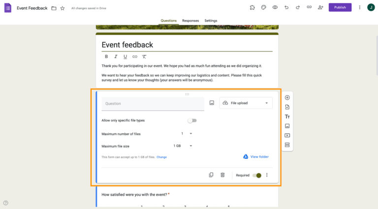 How to upload files to Google Forms without a sign in? | Jotform Blog