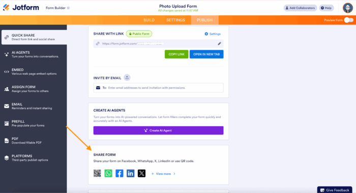 How to upload files to Google Forms without a sign in? | The Jotform Blog