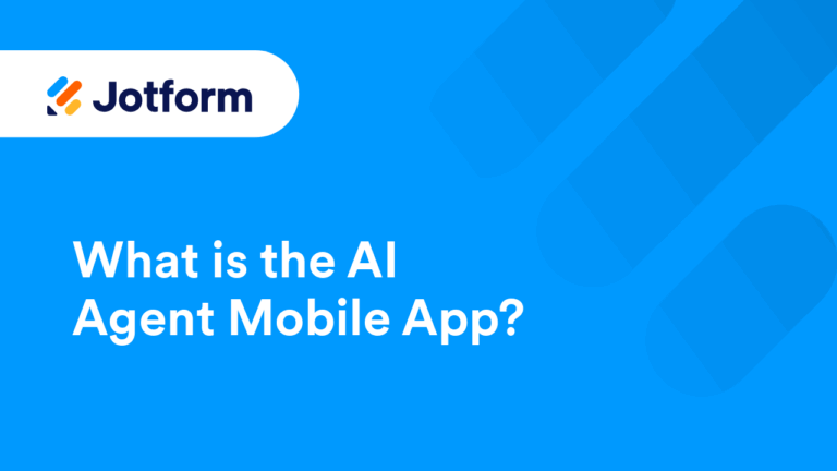 Jotform AI Agents - Help Guide