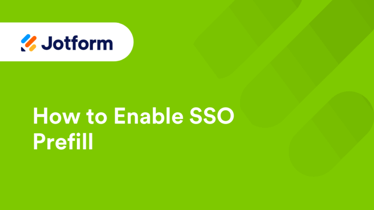 Jotform Prefill - Help Guide