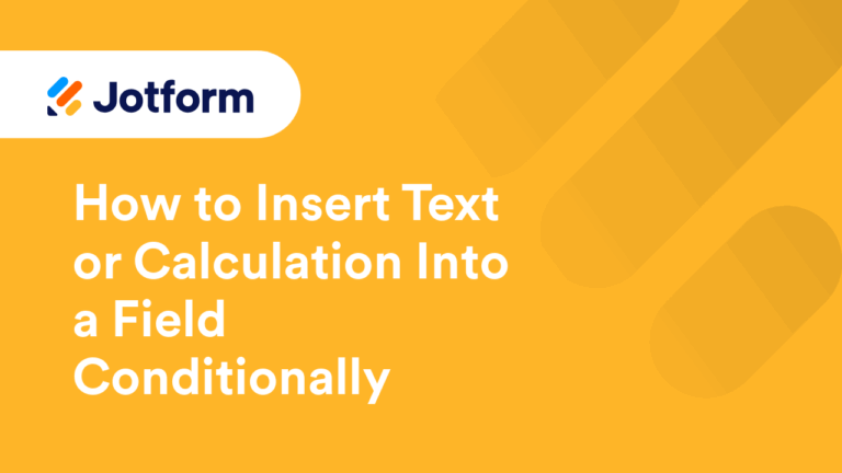 Form Calculations - Help Guide