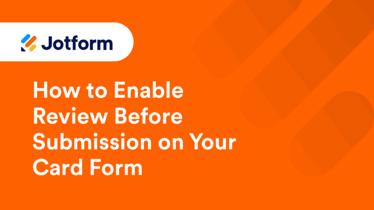 Card Forms - Help Guide
