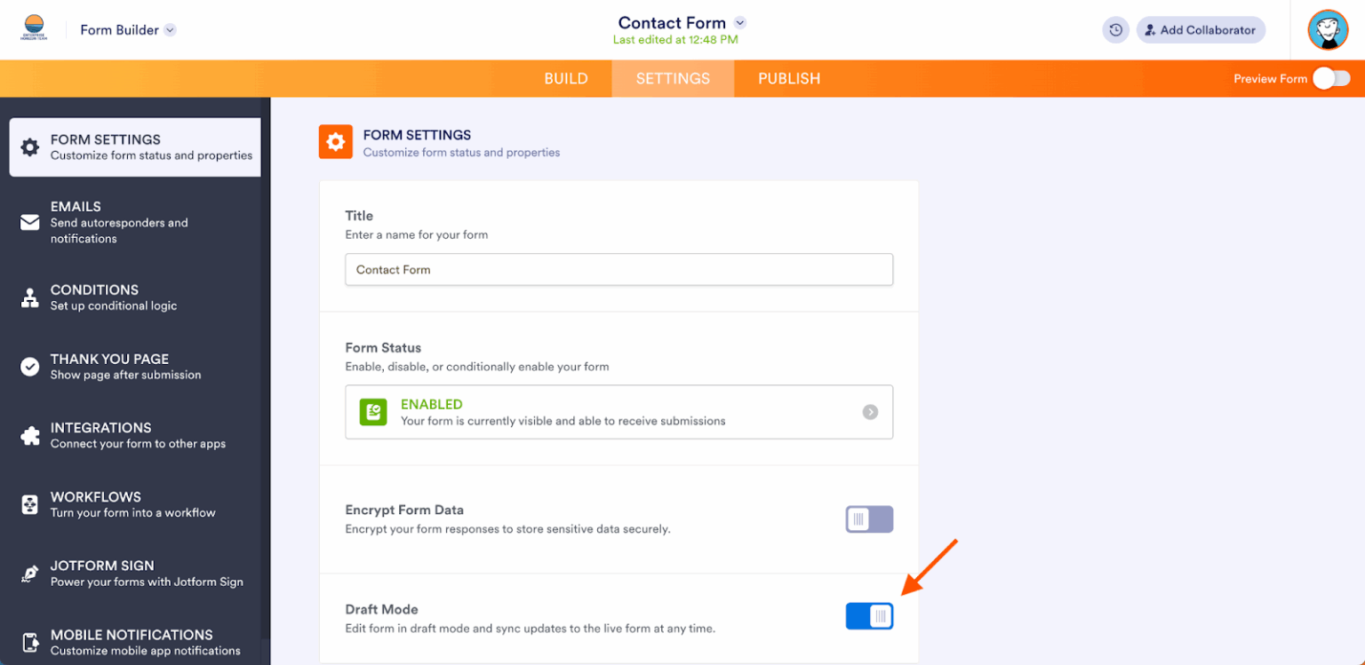 Announcing Draft and Publish: Risk-free form editing for Jotform ...