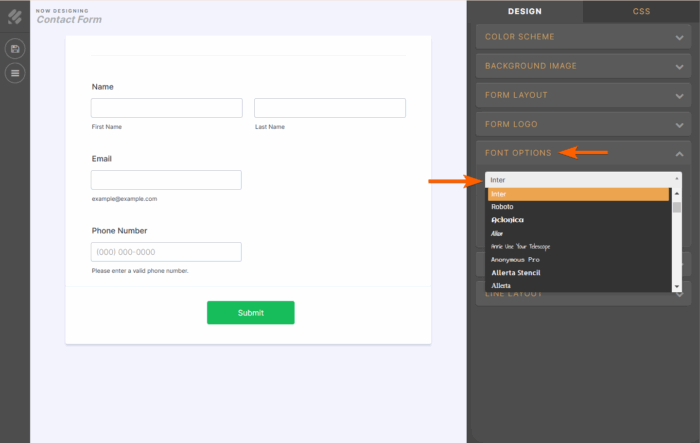 How to change fonts in Microsoft Forms | The Jotform Blog