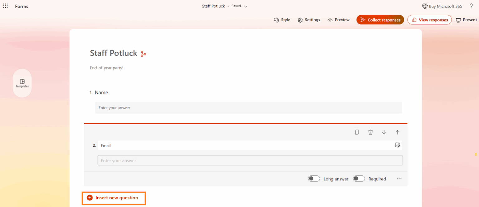 How to use Microsoft Forms for event registration | The Jotform Blog
