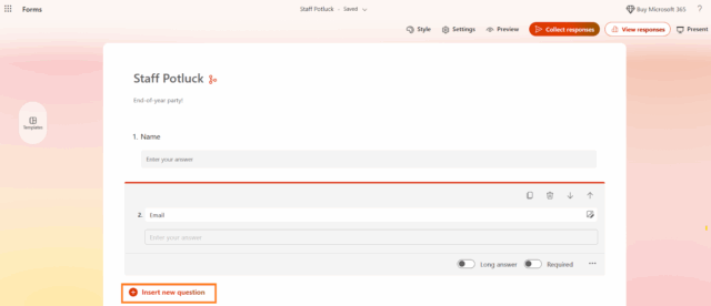 How to use Microsoft Forms for event registration | The Jotform Blog