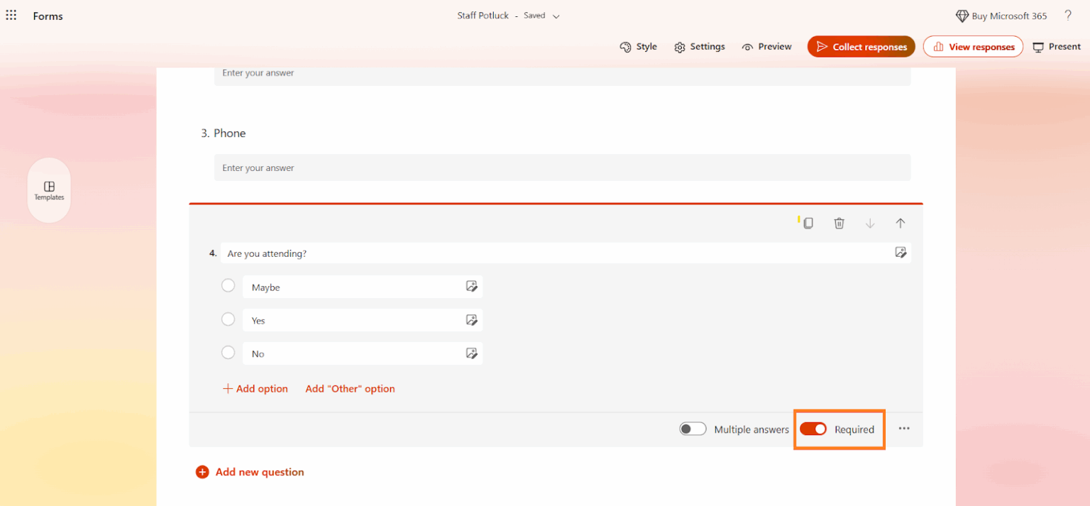 How to use Microsoft Forms for event registration | The Jotform Blog