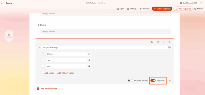 How to use Microsoft Forms for event registration | The Jotform Blog