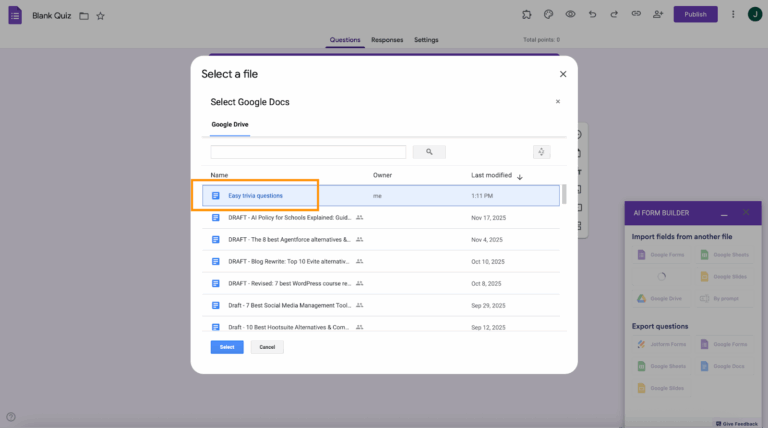 How to import questions into Google Forms: A step-by-step guide ...