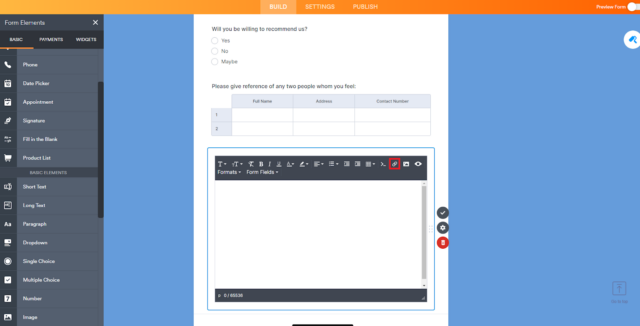 How to add a hyperlink in Microsoft Forms | The Jotform Blog