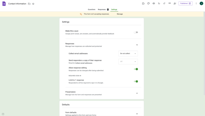 How to fix Google Forms not accepting responses (Step-by-step guide ...