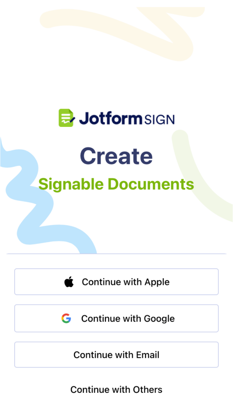 How to use the Jotform Sign Mobile app to sign documents on iPhone ...
