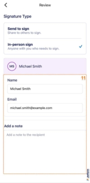 How Docusign in person signing works | The Jotform Blog