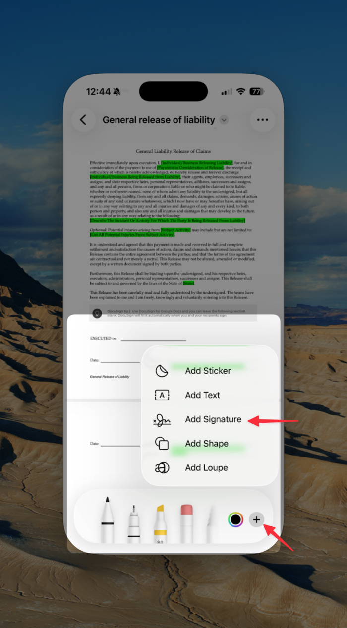 How to create and add a signature on iPhone in 2026 | The Jotform Blog